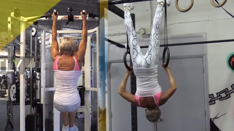 İlerleyen yaşında bile vücut geliştirmeyle ilgilenen Iris Davis - Haberler