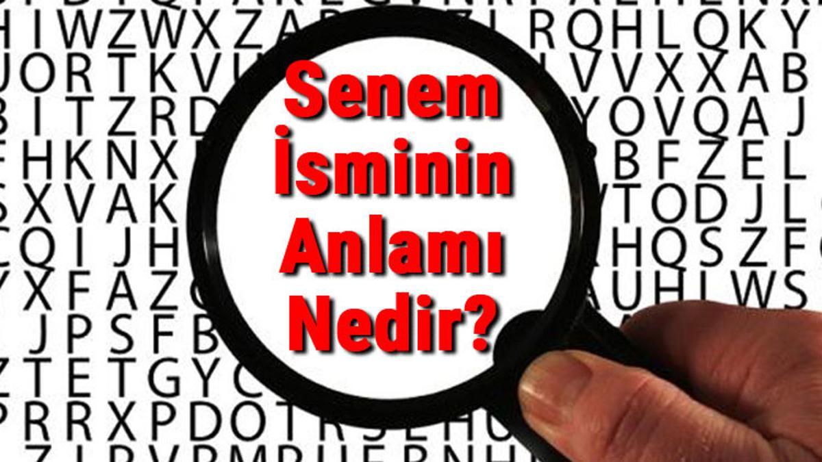 Senem İsminin Anlamı Nedir? Senem Ne Demek? - Son Dakika Haberler