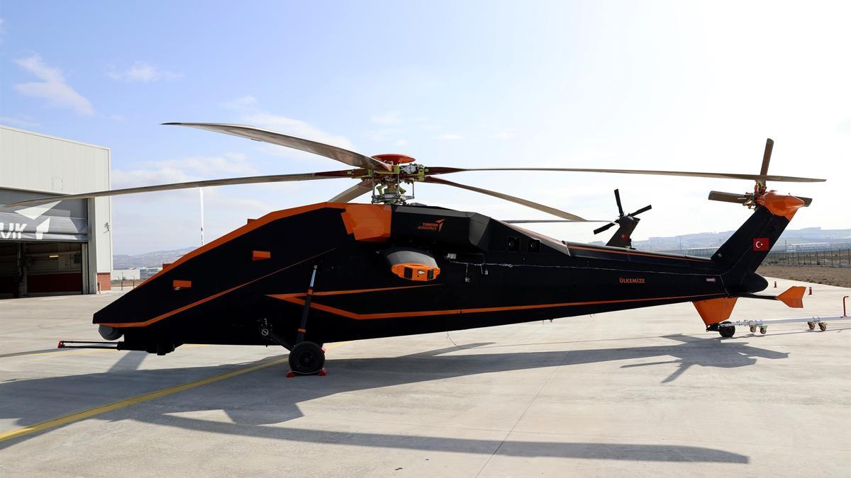 T629 helikopterinin insansız ve elektrikli ön prototipi ilk kez ...