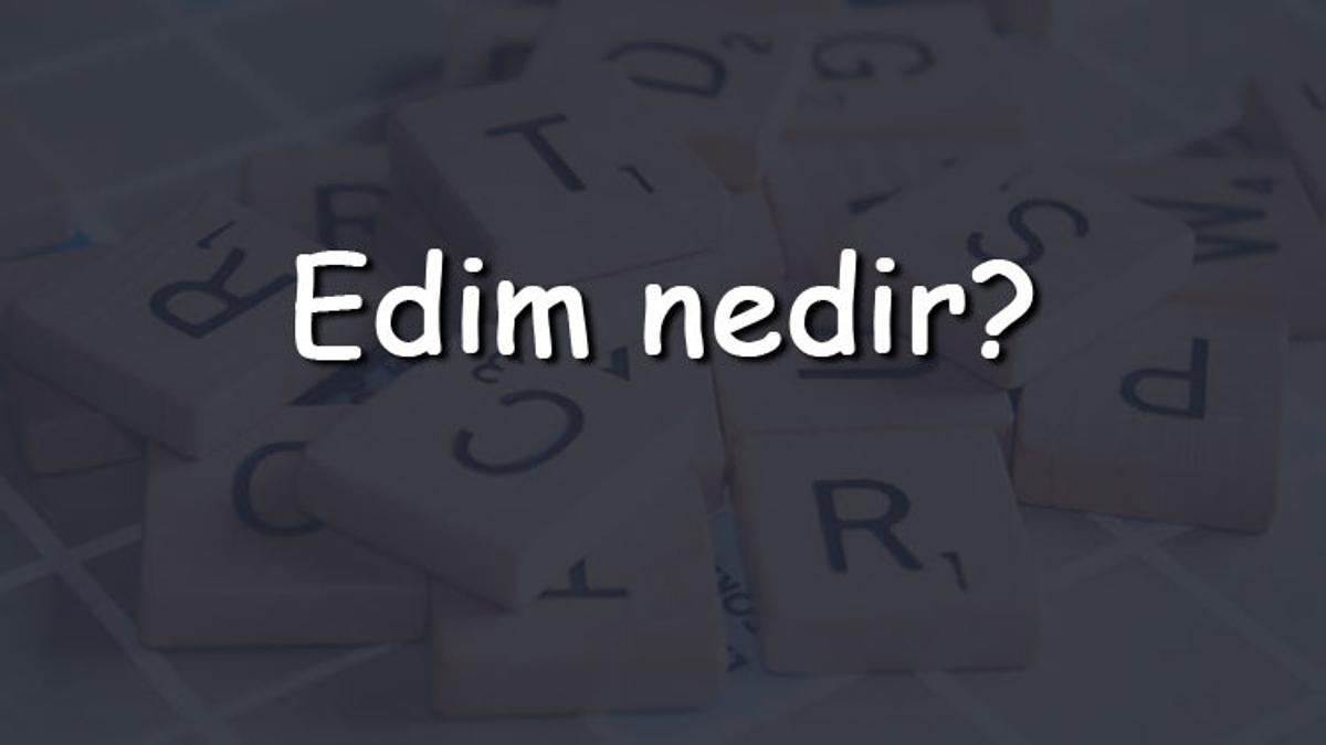 Edim nedir? Borçlar hukukunda edim ne demek? Felsefede edim Ne Anlama ...
