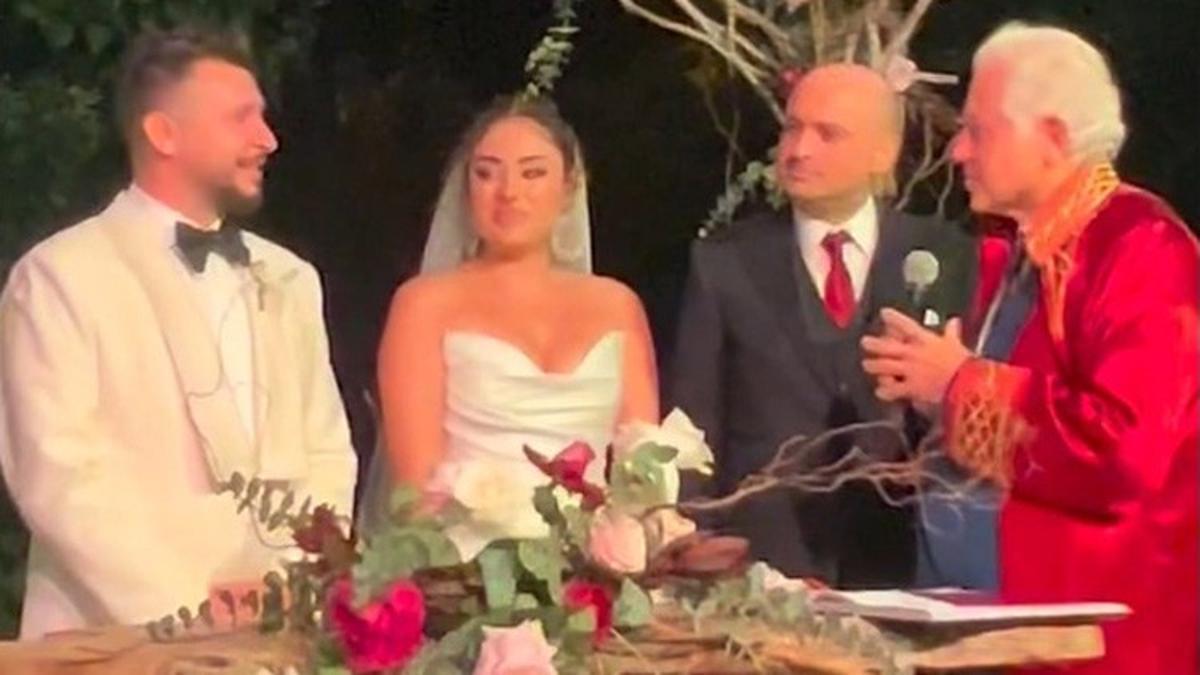 Dilan Çıtak Tatlıses ve Levent Dörter evlendi! İşte düğünden ilk kareler