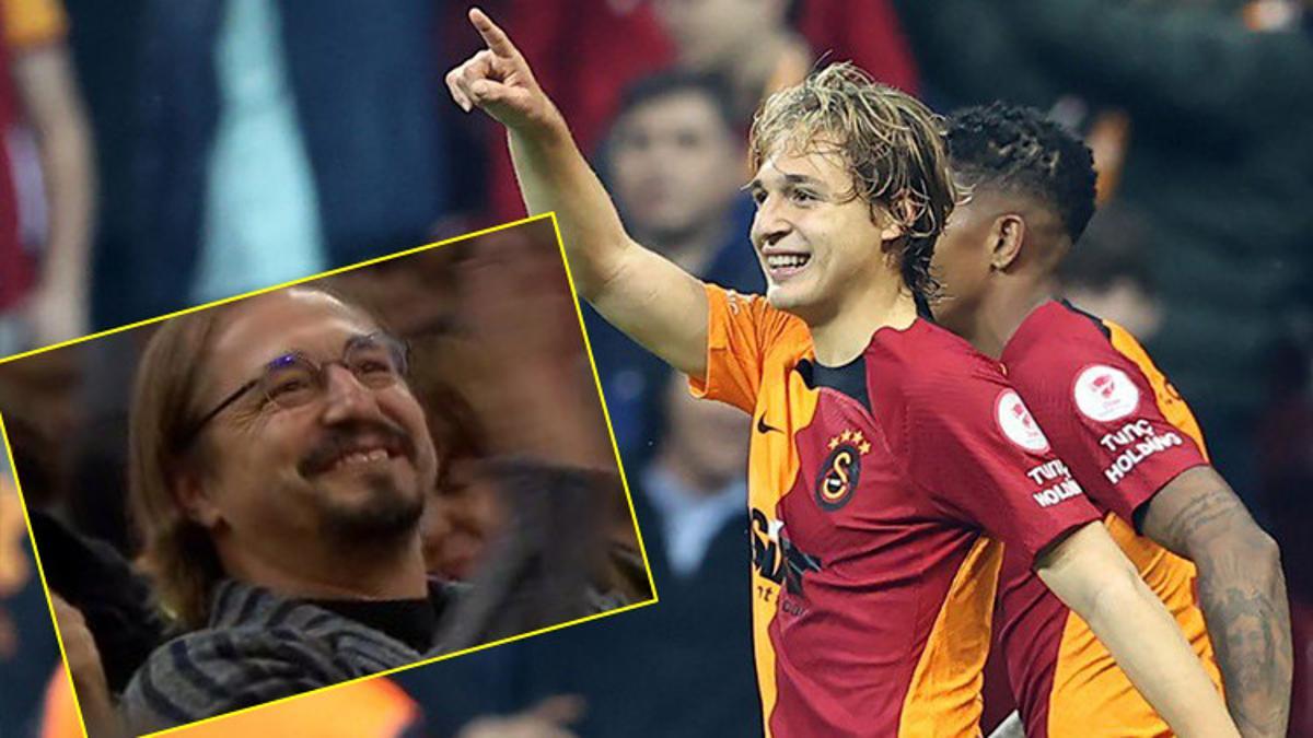 Galatasaray'da Hamza Akman attı, Ayhan Akman duygulandı! - Spor Haberleri