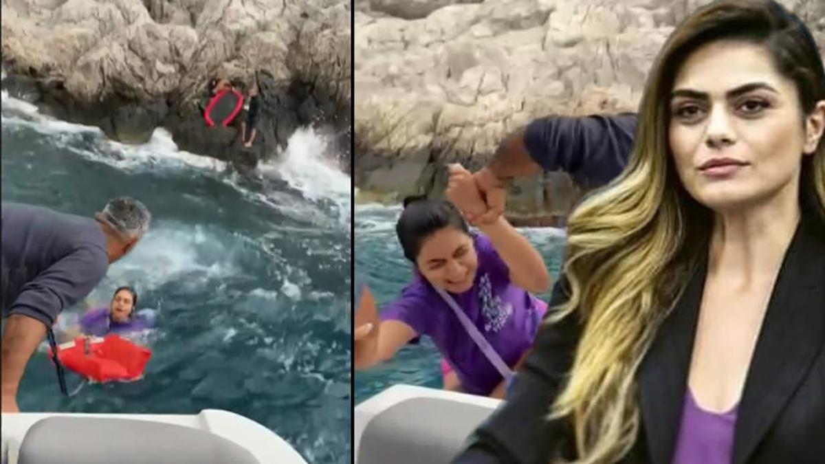 Tekneleri alabora olunca ölümden dönen spiker Hazal Bozkurt: 'O ...