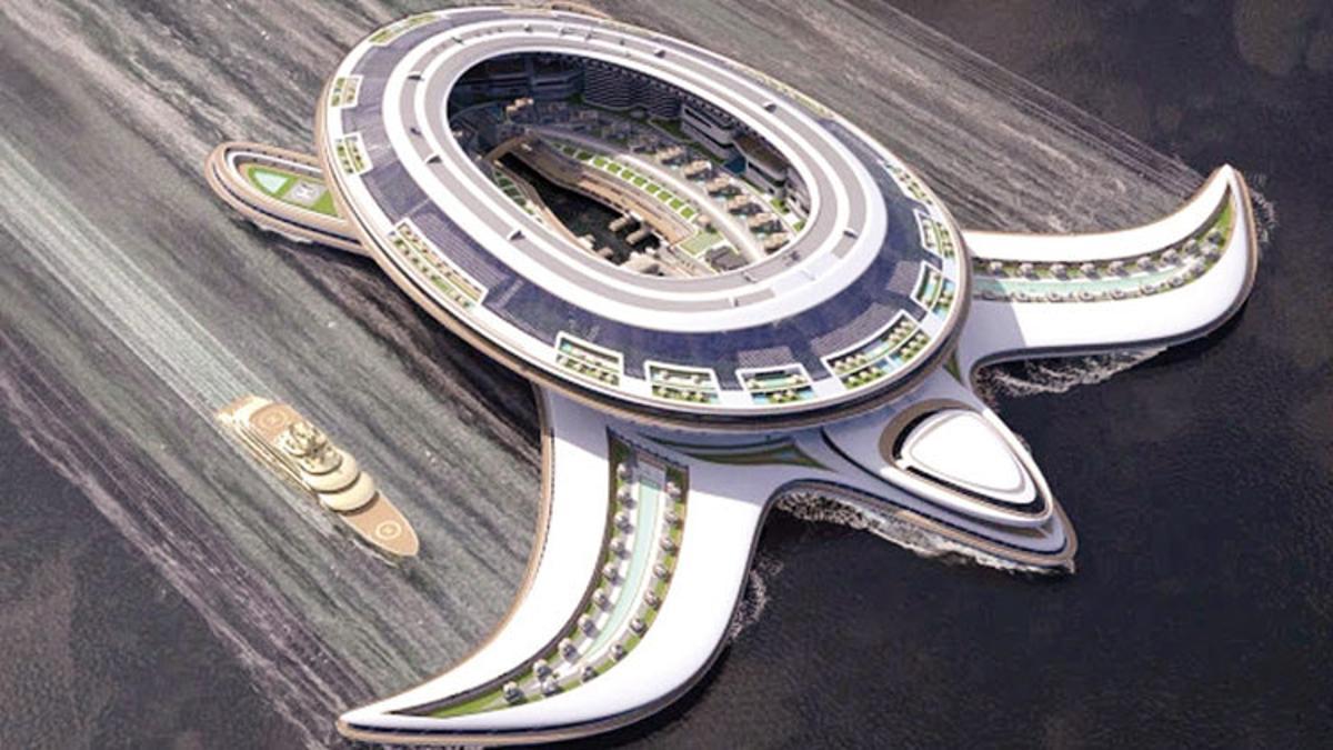 60 bin kişilik gemi! Kaplumbağa şeklinde 550 metre uzunluğunda - Son ...