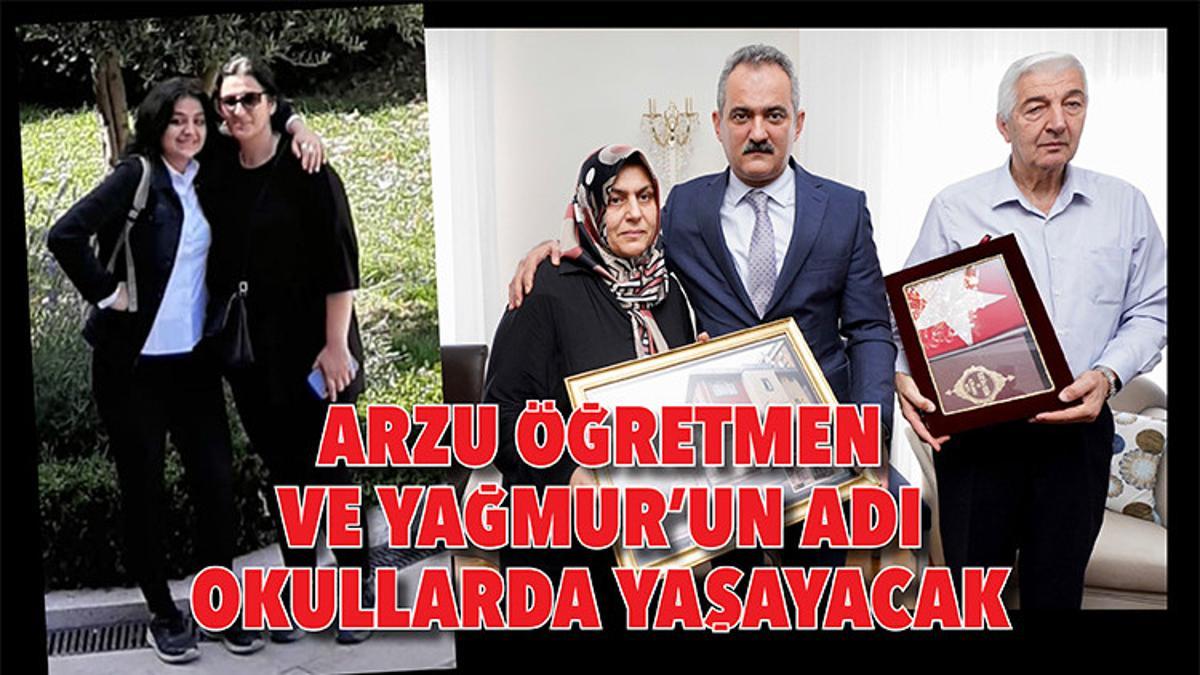 Arzu öğretmen ve Yağmur’un adı okullarda yaşayacak - Son Dakika Eğitim ...