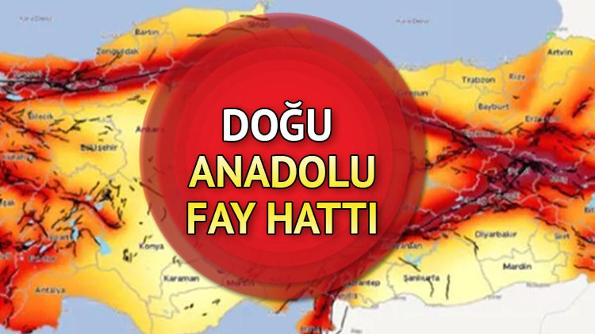 DOĞU ANADOLU FAY HATTI HARİTASI VE DEPREMLERİ || Doğu Anadolu fay hattı ...