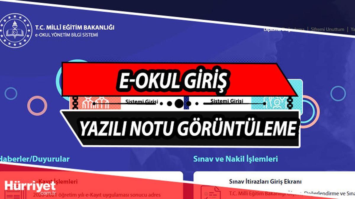 E OKUL VBS ÖĞRENCİ GİRİŞİ: MEB E-Okul öğrenci girişi ekranı yazılı ...