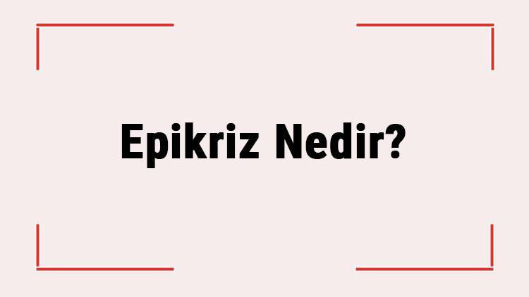 Epikriz Nedir? Epikriz Raporu Hangi Durumlarda Verilir? - Sağlık Haberleri