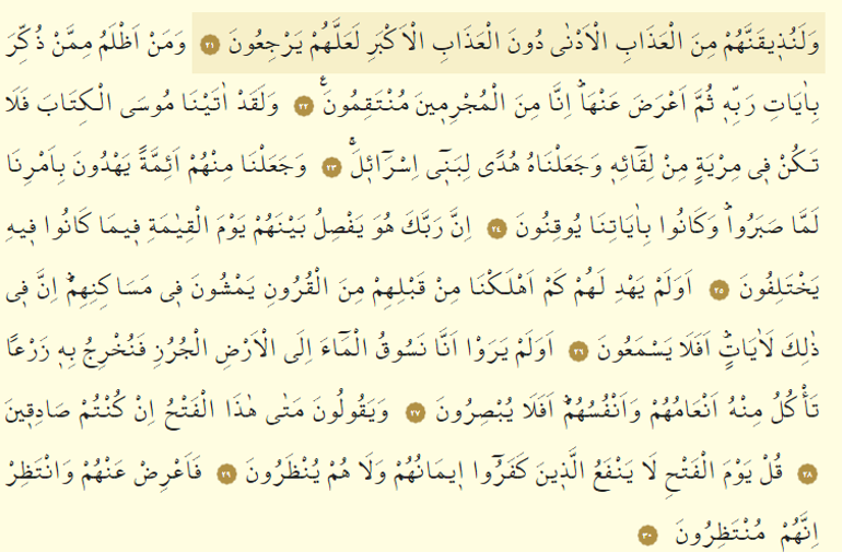 Secde Suresi Oku - Secde Suresi Anlamı, Tefsiri, Türkçe ve Arapça ...