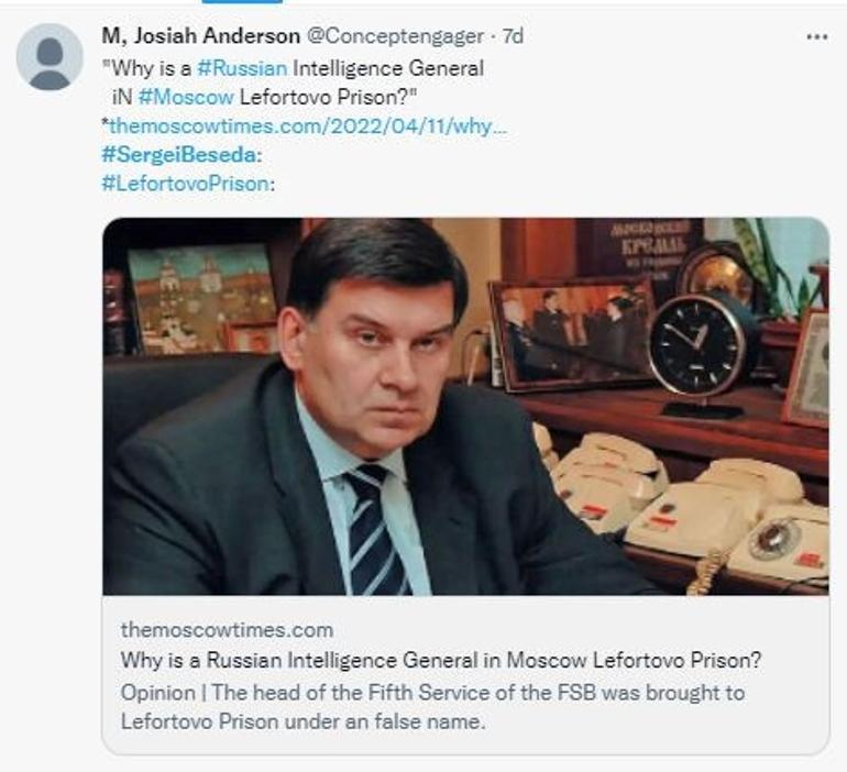13 yıldır Putin'in yanındaydı... FSB'in kritik ismi Sergei Beseda hapse ...