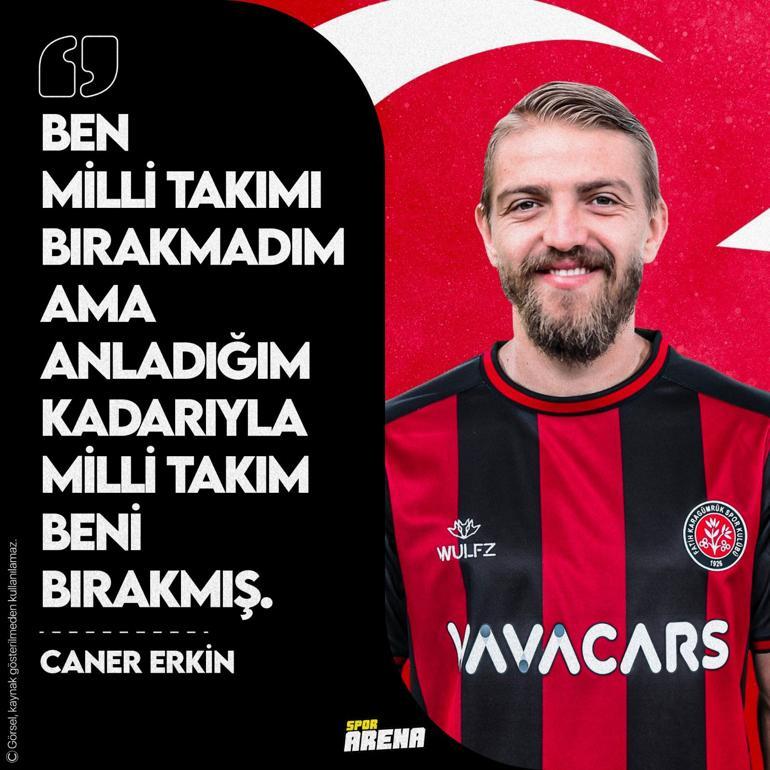 Caner Erkin: Ben Milli Takım'ı bırakmadım, Milli Takım beni bırakmış ...
